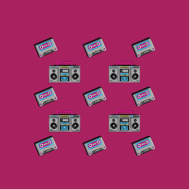 80's & 90's Nostalgia Stickers Pack | PNG SVG Bundle, Retro Stickers ...