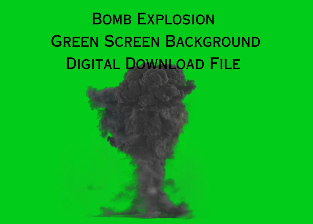 Bomb Explosion Green Screen | Bomb Green Screen Background | Green ...