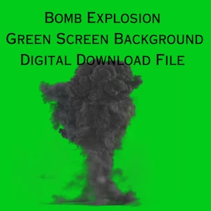 Bomb Explosion Green Screen | Bomb Green Screen Background | Green ...