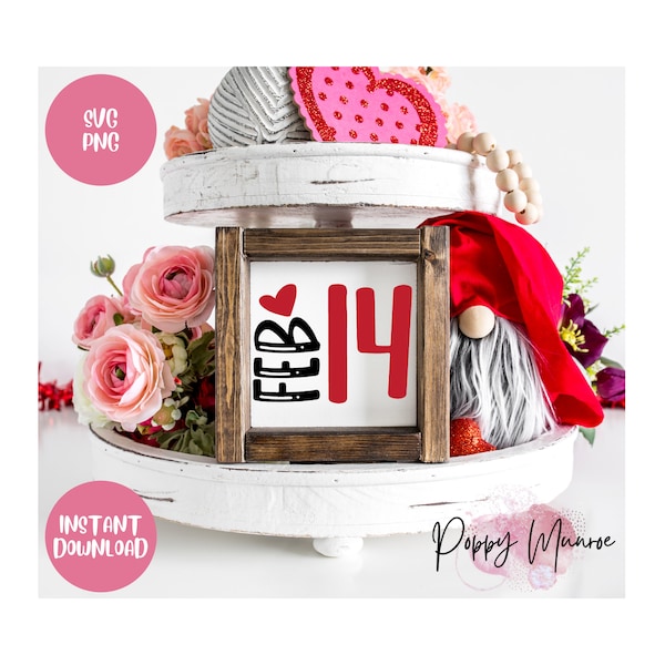 February 14 Svg - Etsy