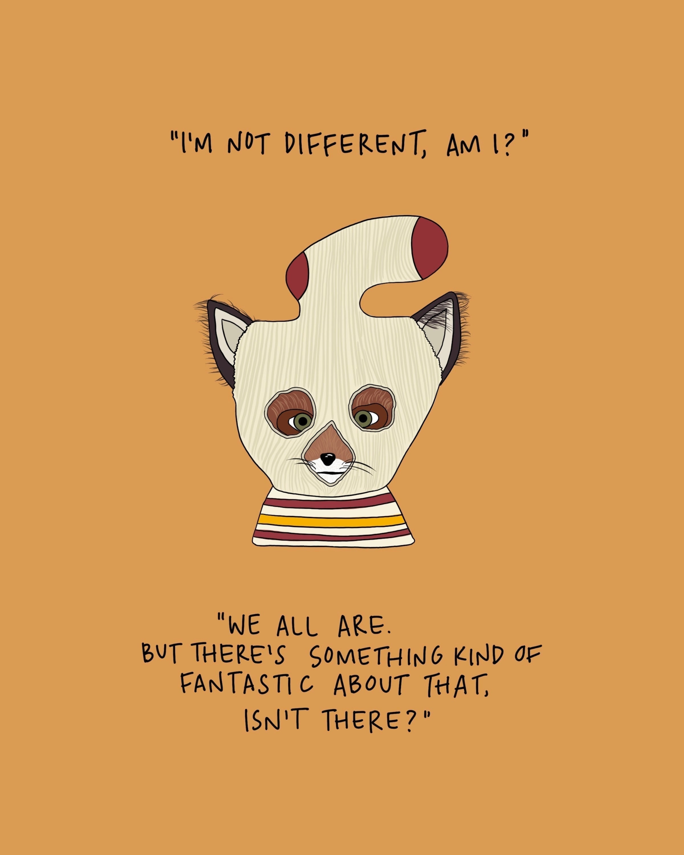 Print - Ash “fantastic Mr. Fox” - Etsy