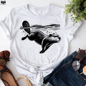 Adorable Beaver SVG and PNG Bundle Design | Cute Animal Clipart for ...