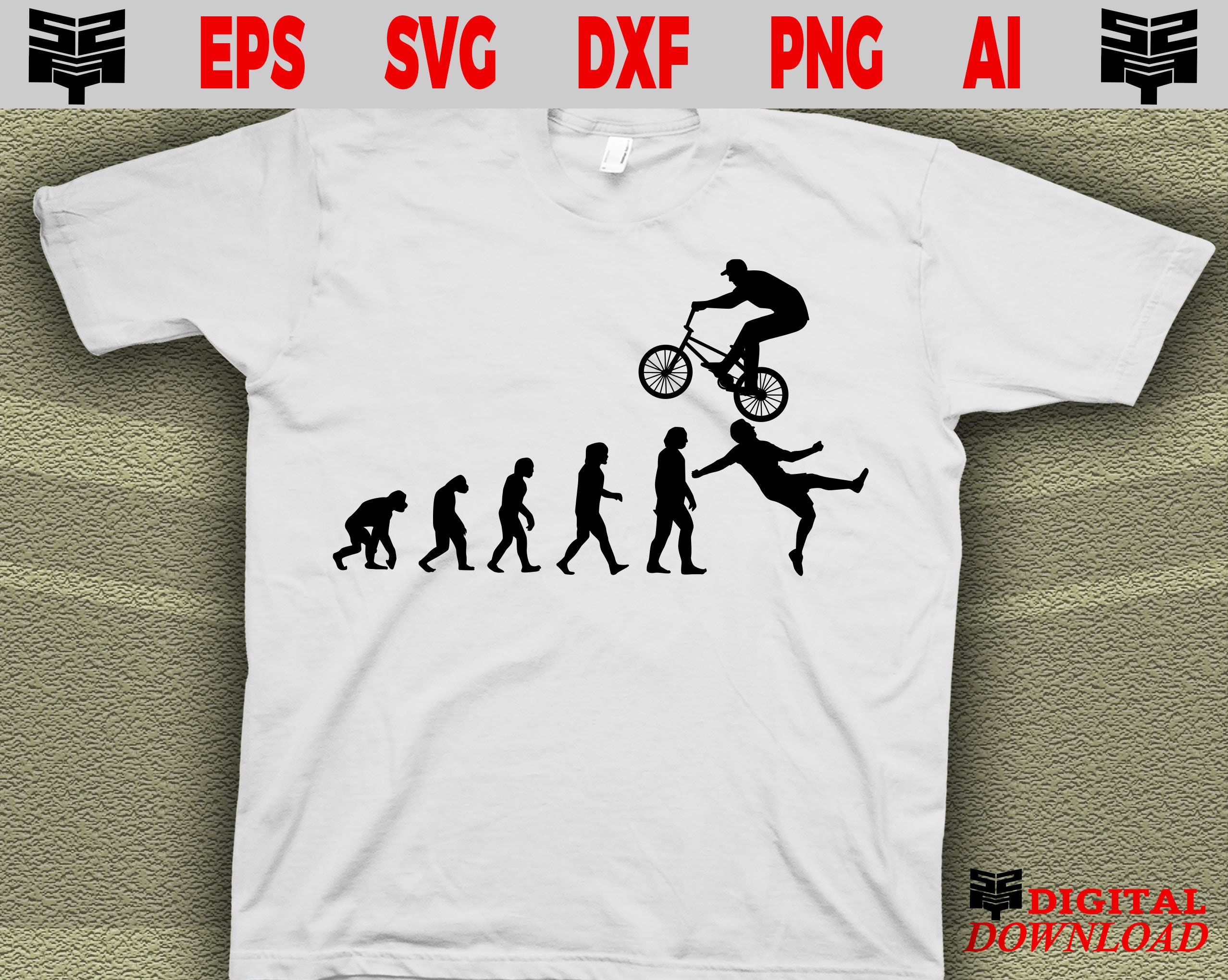 BMX Evolution Svg Files Bmx Svg Bike Svg Bicycle Svg - Etsy