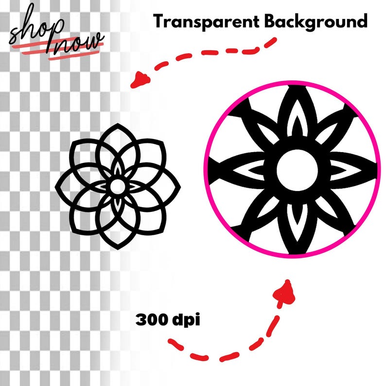 Flower SVG Bundle for Laser Engraving, Floral Engrave Files, Vector ...