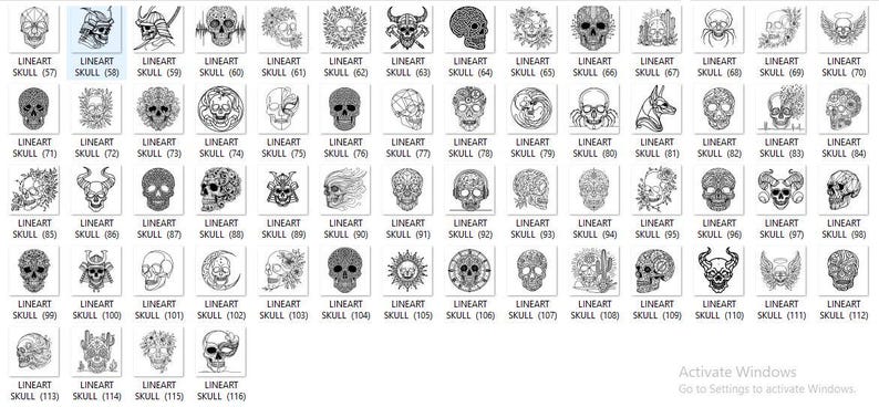 Minimalist Skull SVG and DXF Bundle | Skull Line Art PNG | Single Line ...