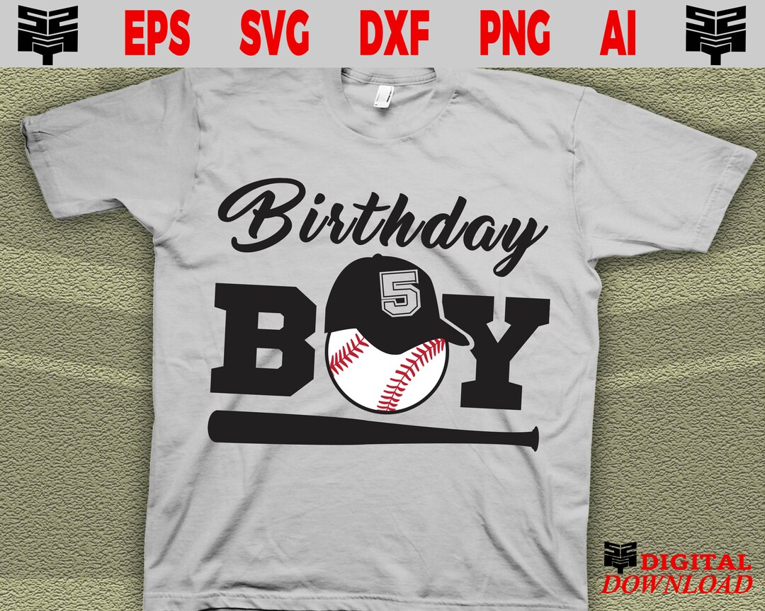 Baseball Svg Cut Files, Baseball Birthday Boy Svg, Baseball Svg, Sports ...