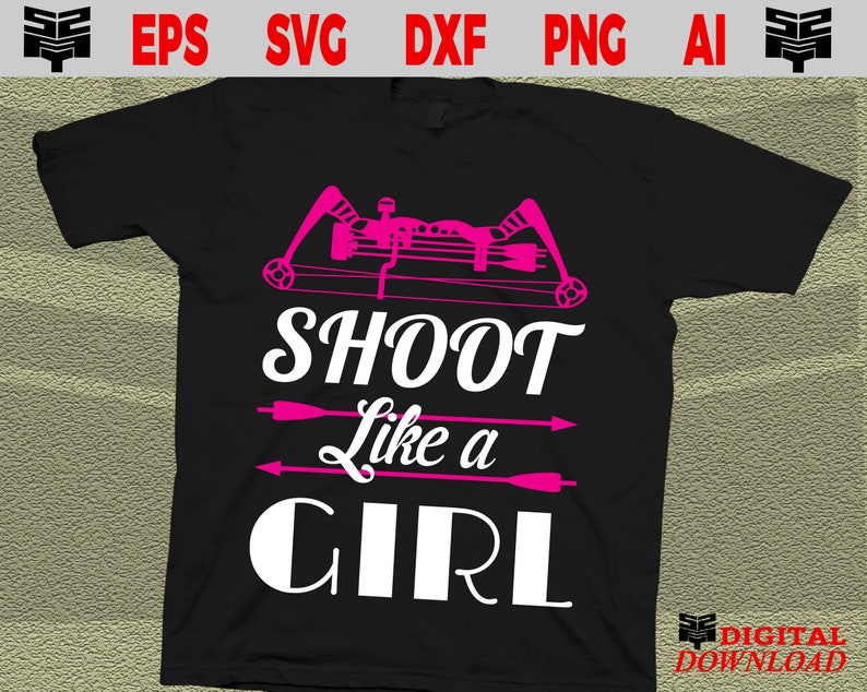 Girl Archery Bow Archer Svg Archery Svg - Etsy