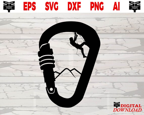 Rock Climbing Svg Cool Mountain and Rock Climbing Gear Svg | Etsy