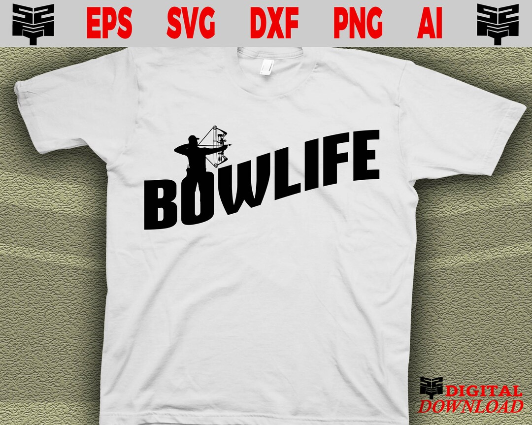 Archery Svg Cool Archer Silhouette Bow Life Svg Files Archer Svg, Bow ...