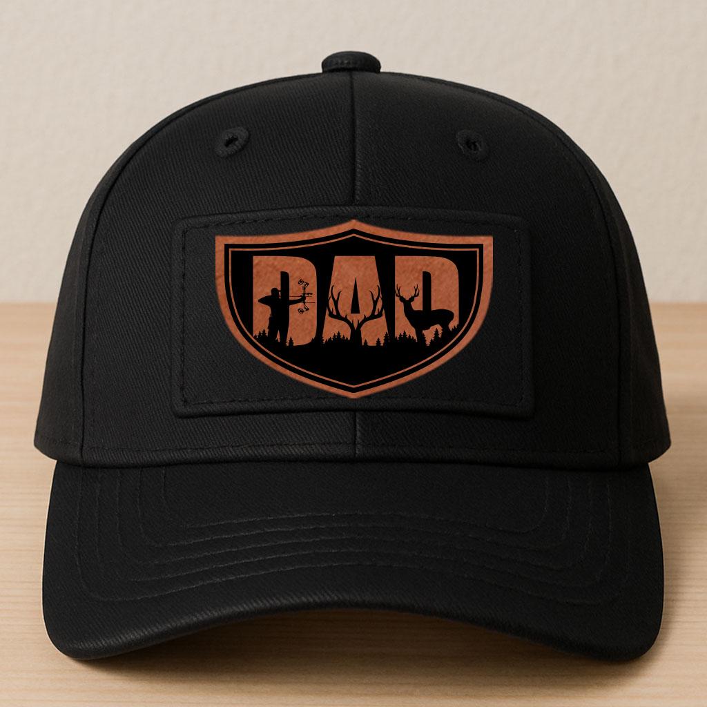 Hunting Hat Patch Bundle SVG | Leather Patch Templates for Hats, Caps ...
