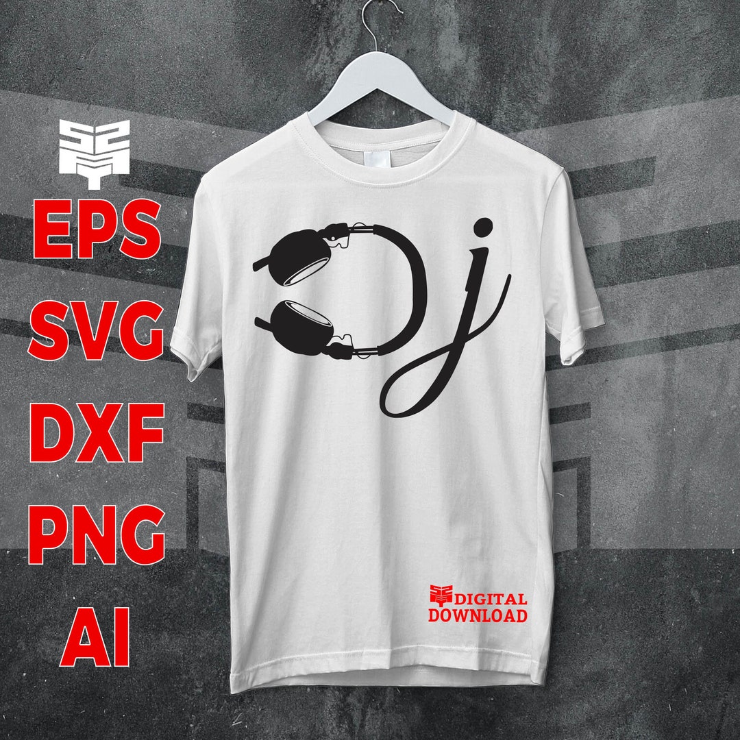 Dj Svg Files / Cool Dj Headphone Digital Art Svg Cut File / Dj Svg ...