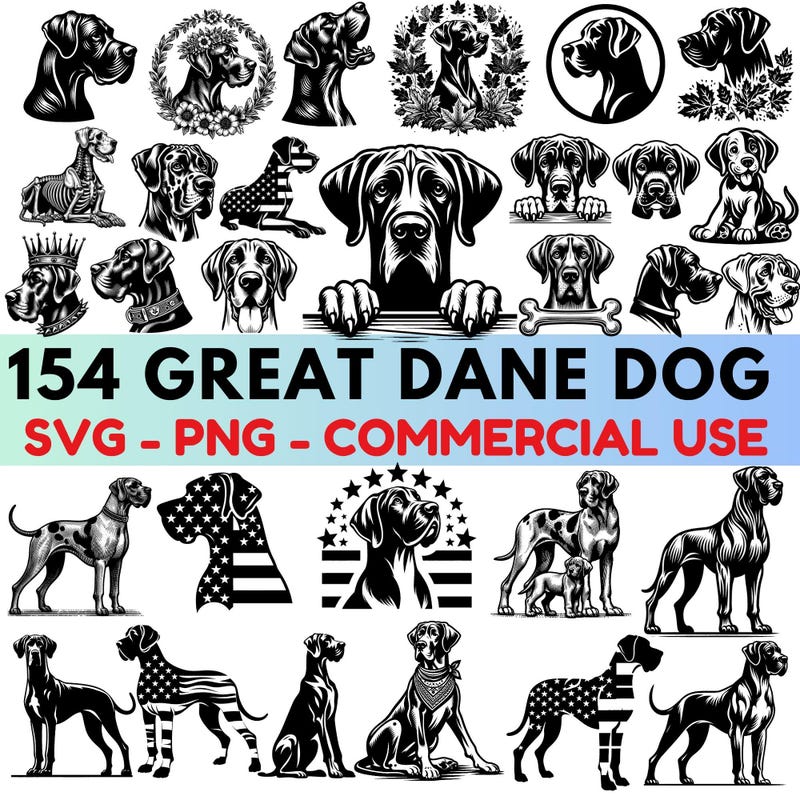 Great Dane Art - Etsy