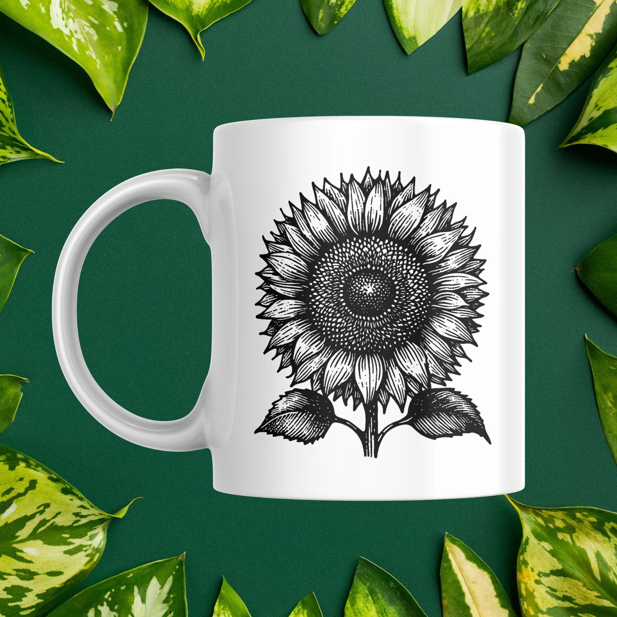 Sunflower Laser Engraving SVG Bundle | Rustic Sunflower Engrave Designs ...