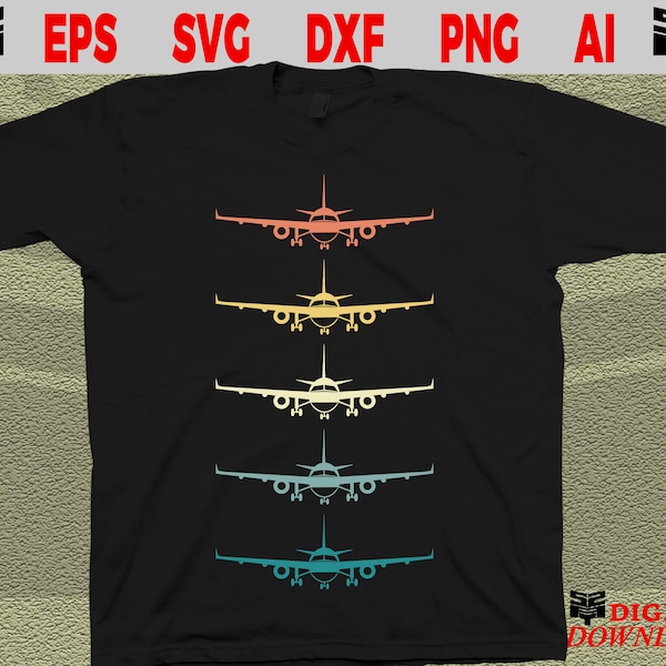 Airplane Svg - Etsy