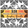 222 Cricut Filigree Scroll SVG Bundle – SVG, PNG Decorative Borders ...