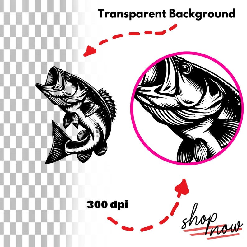 Bass Fish Laser Engraving SVG Bundle | Fishing Laser Cut Files, Bass ...