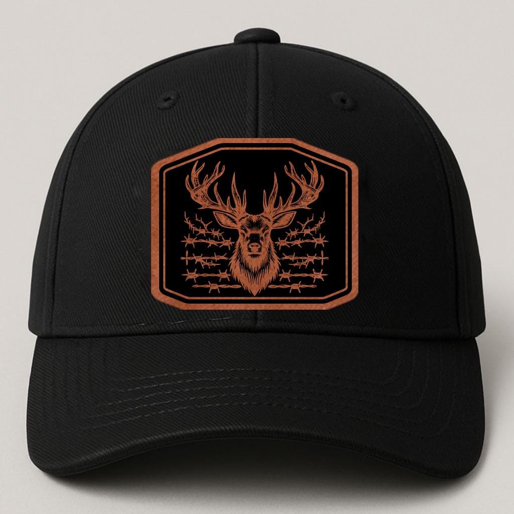 Hunting Hat Patch Bundle SVG | Leather Patch Templates for Hats, Caps ...