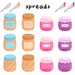Pbj Clipart, Peanut Butter and Jelly Illustration, Bread, Spreads ...