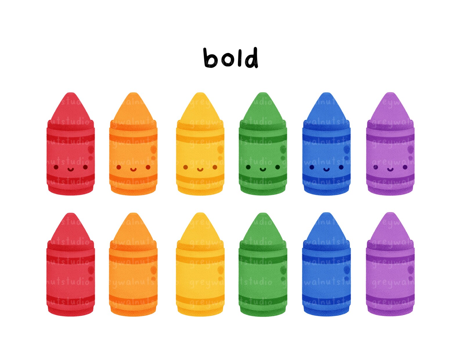Crayons Clipart, Rainbow, Color Palette, Colorful, Illustrations, Back ...