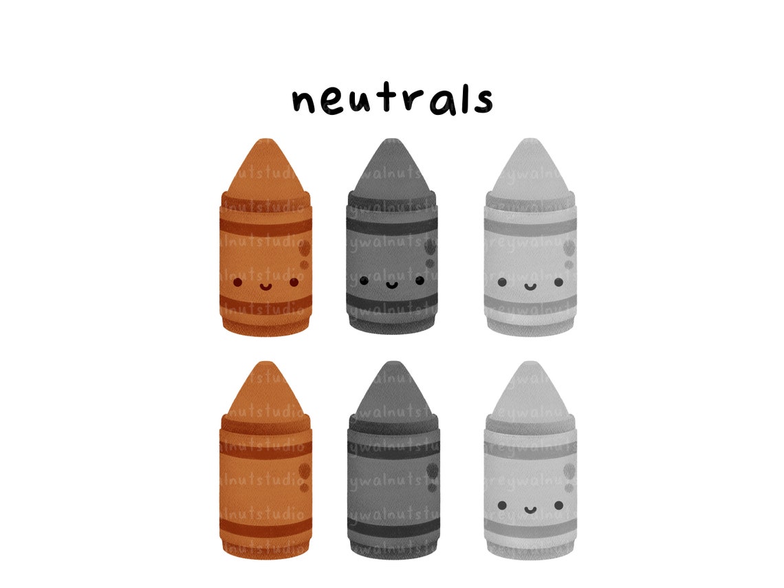 Crayons Clipart, Rainbow, Color Palette, Colorful, Illustrations, Back ...