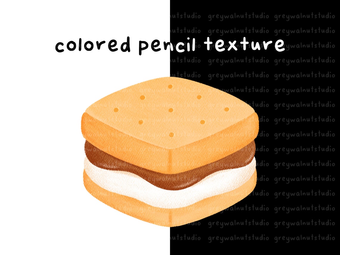 Smores Clipart, Kawaii Smores, Cute Marshmallows, Chocolate Ice Cream ...