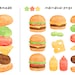Burgers Clipart, Cheeseburger, Hamburger, Illustration, Graphics, Build ...