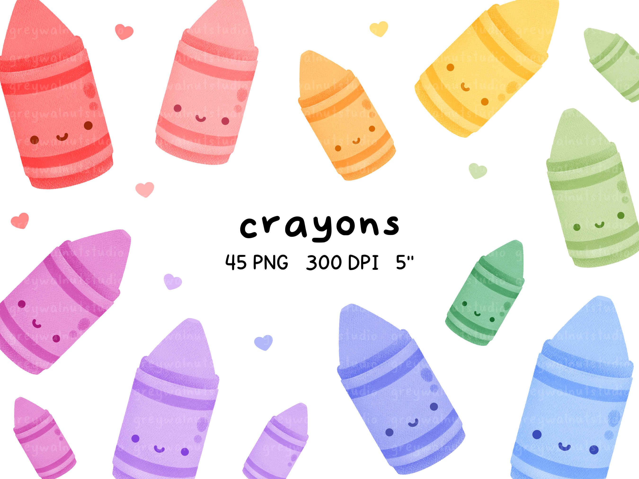 Crayons Clipart, Rainbow, Color Palette, Colorful, Illustrations, Back ...