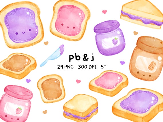 How To Make A Peanut Butter And Jelly Sandwich Clipart