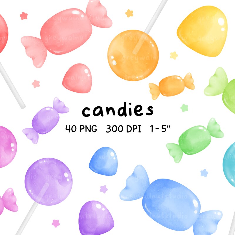 Gumdrop Clip Art - Etsy