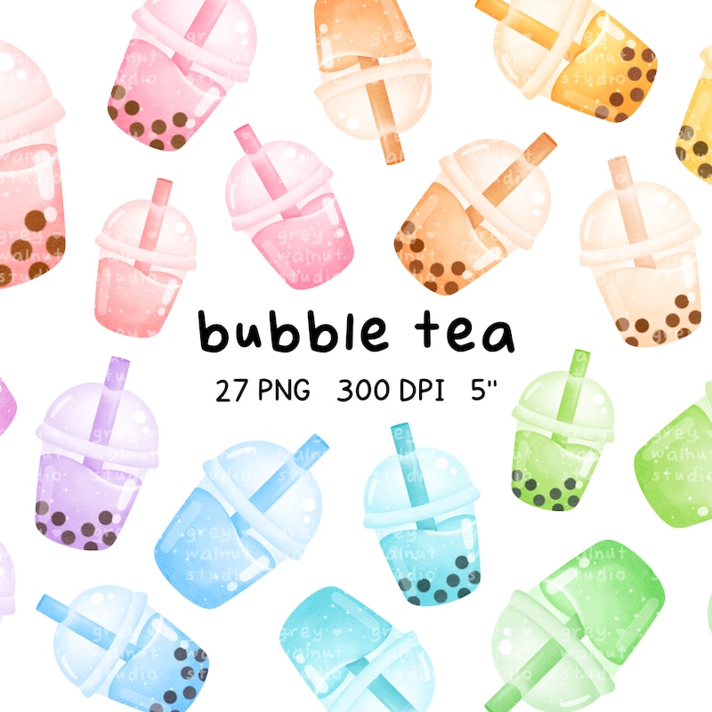 Kawaii Bubble Tea Cup - Etsy