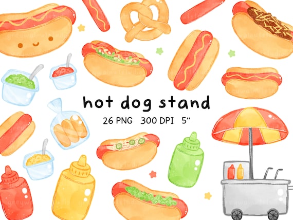 Hot Dog Stand Clip Art Png