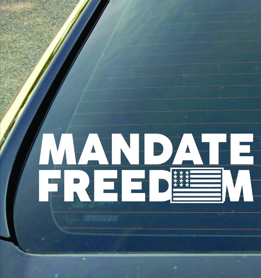 Mandate Freedom USA Version Die Cut Transfer Tape Decal - Etsy