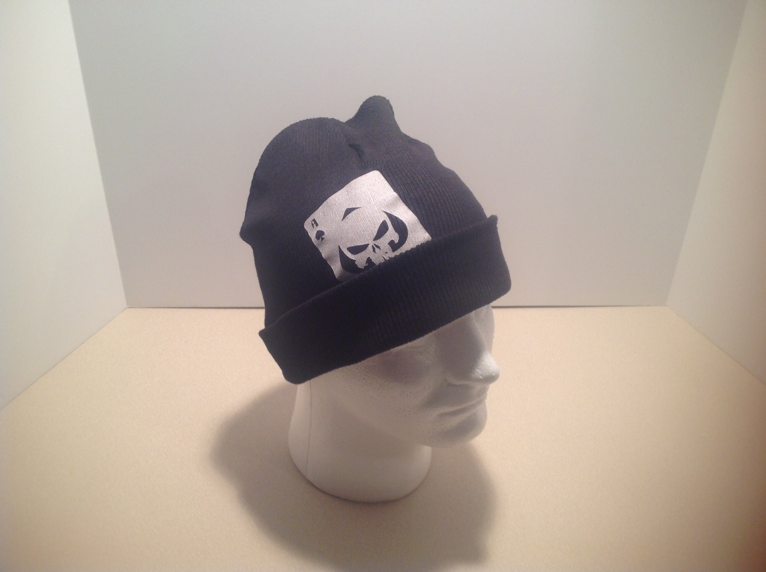 Punisher Playing Card Beanie - Etsy
