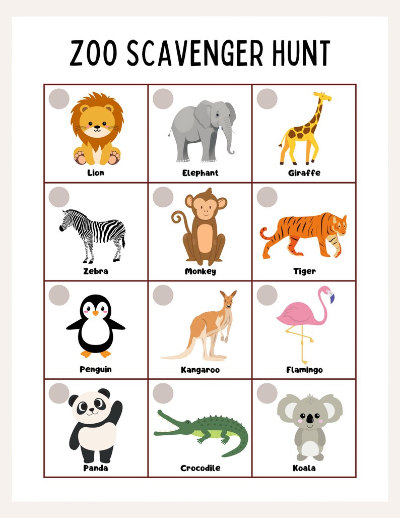 Kids Scavenger Hunt - Etsy