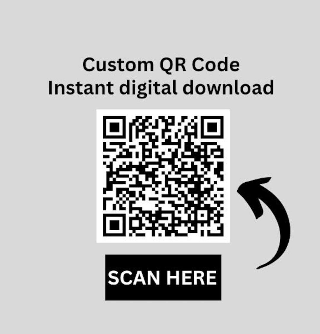 Custom QR Code - Etsy