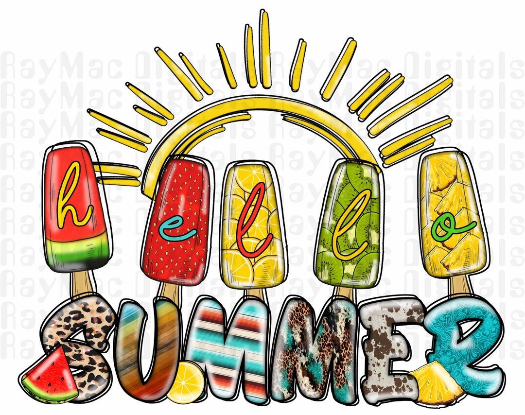 Sublimation Transfer, Ready to Press, Summer, T-shirts, Mugs - Etsy