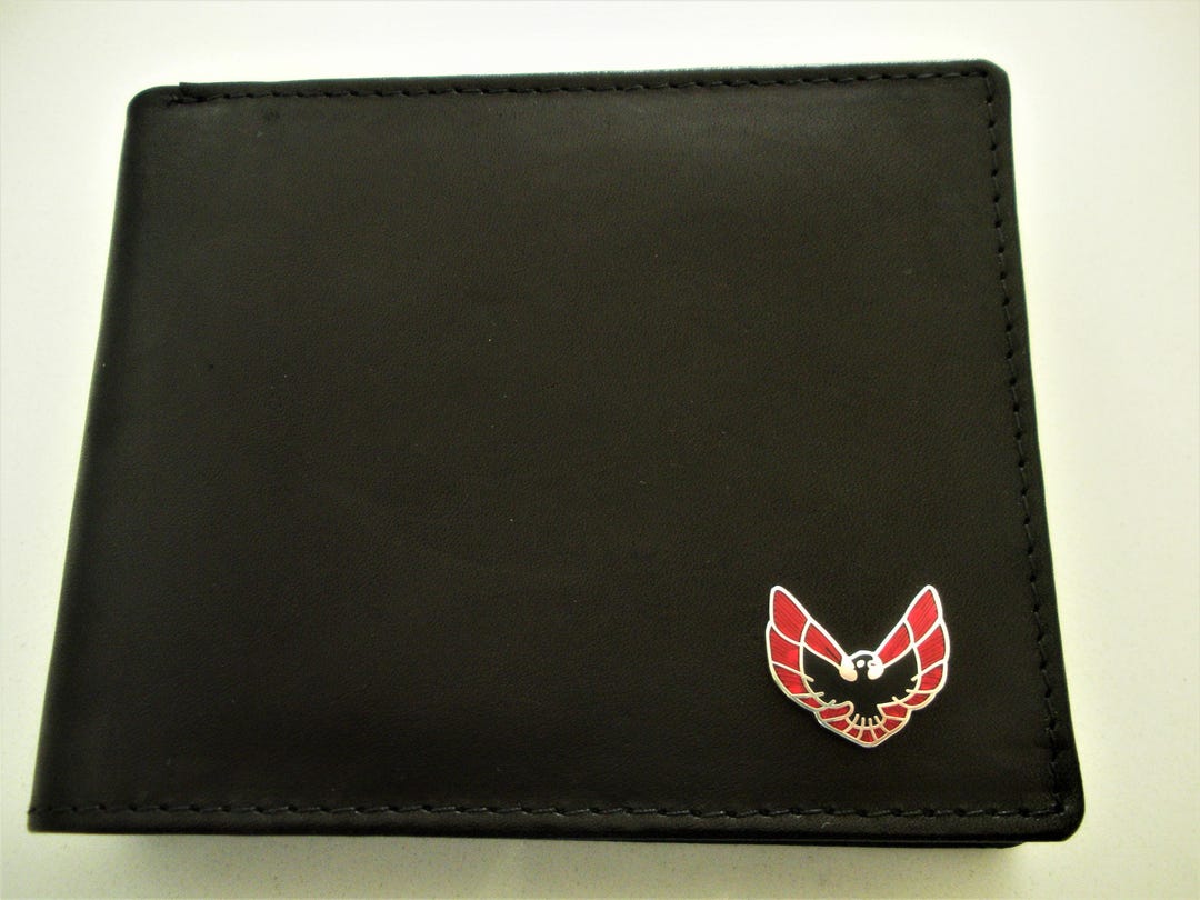 Trans Am/pontiac Black Leather Bifold Wallet, Great Gift, Keepsake ...