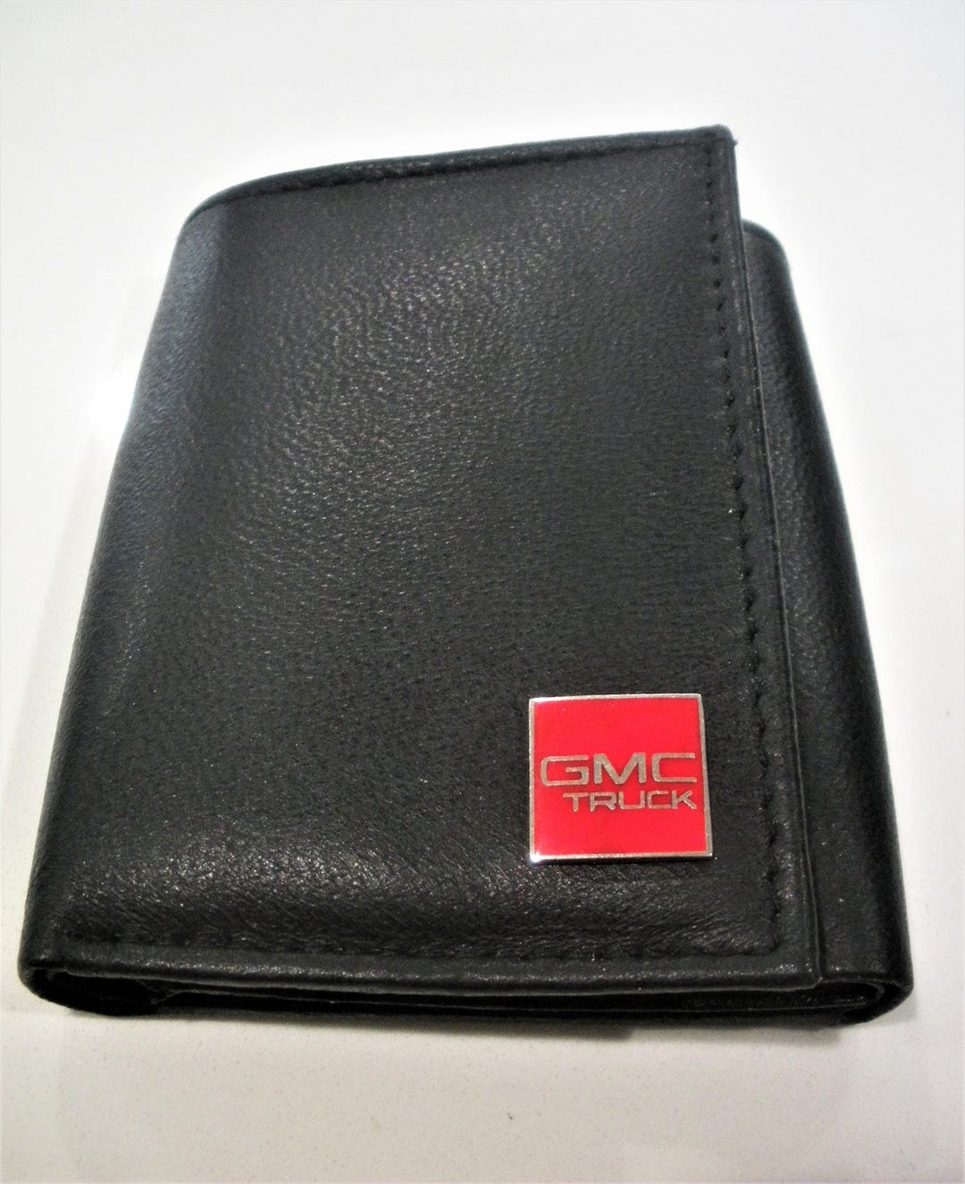 GMC Black Leather Trifold Wallet, Great Gift, Keepsake, Father's Day ...