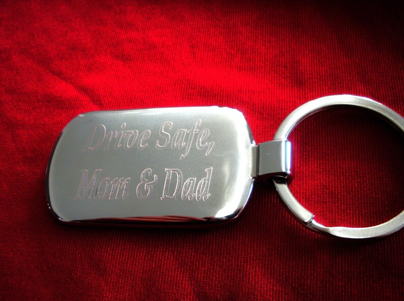 Mitsubishi Blue Onyx & Silver Keyring- Great Gift , Keepsake, Father's ...