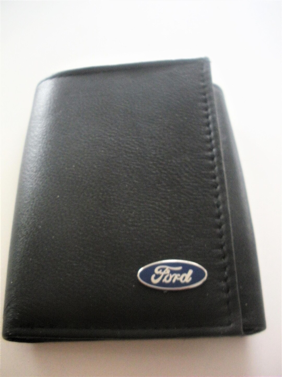 Ford Black Leather Trifold Wallet, Great Gift, Keepsake, Father's Day ...