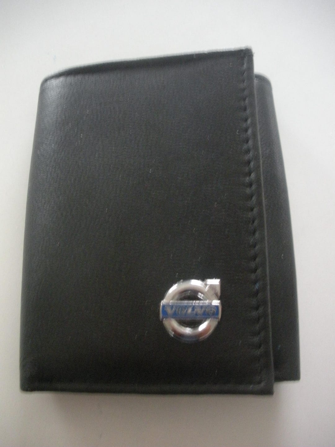 Volvo Black Leather Trifold Wallet, Great Gift, Keepsake, Father's Day ...