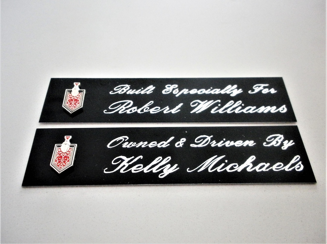 Monte Carlo Custom Engraved Dashboard Nameplate-free Engraving, Great ...