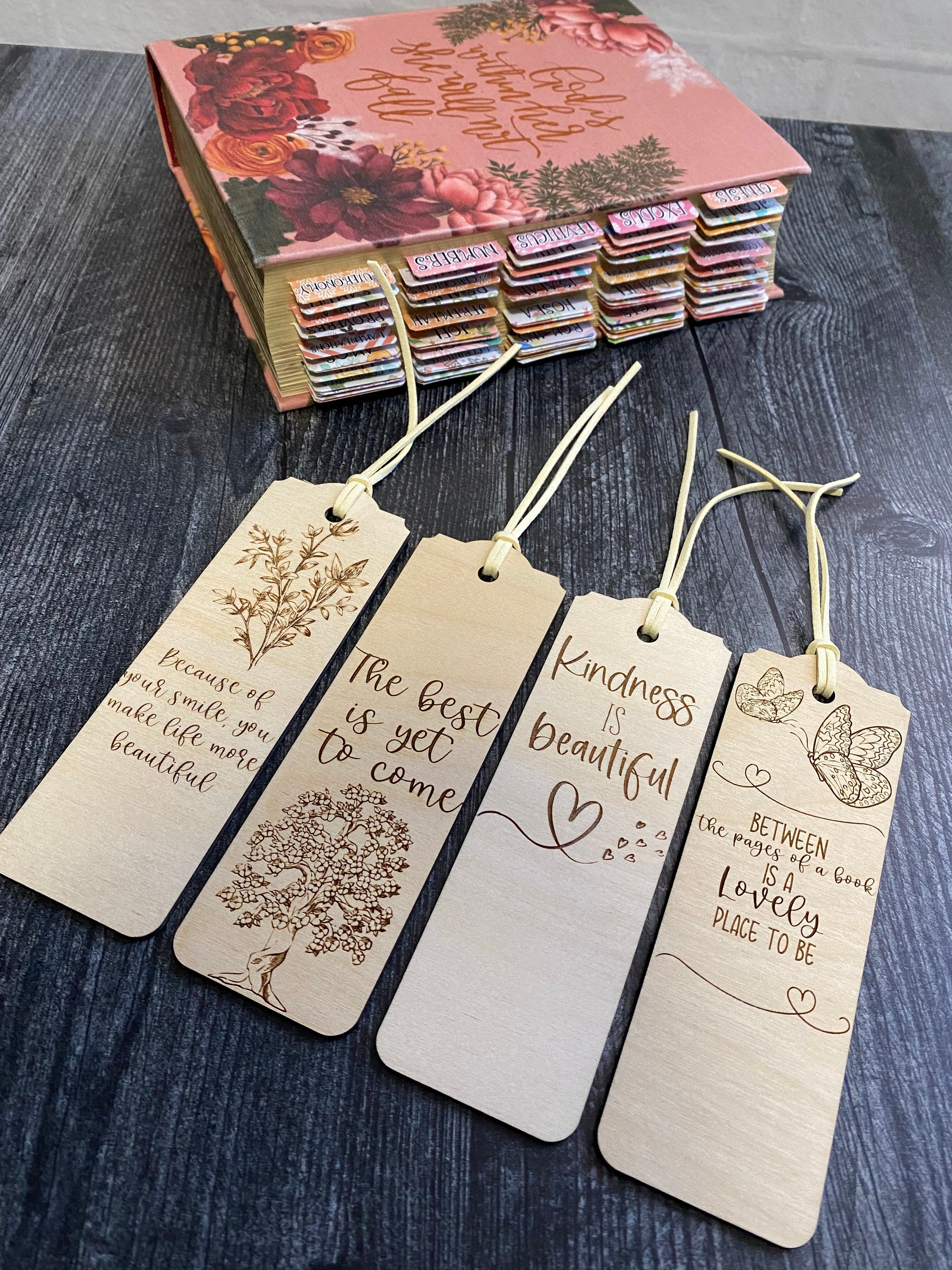 SVG SVG File Bookmark Svg Floral Bookmark Bookmark Custom - Etsy Canada