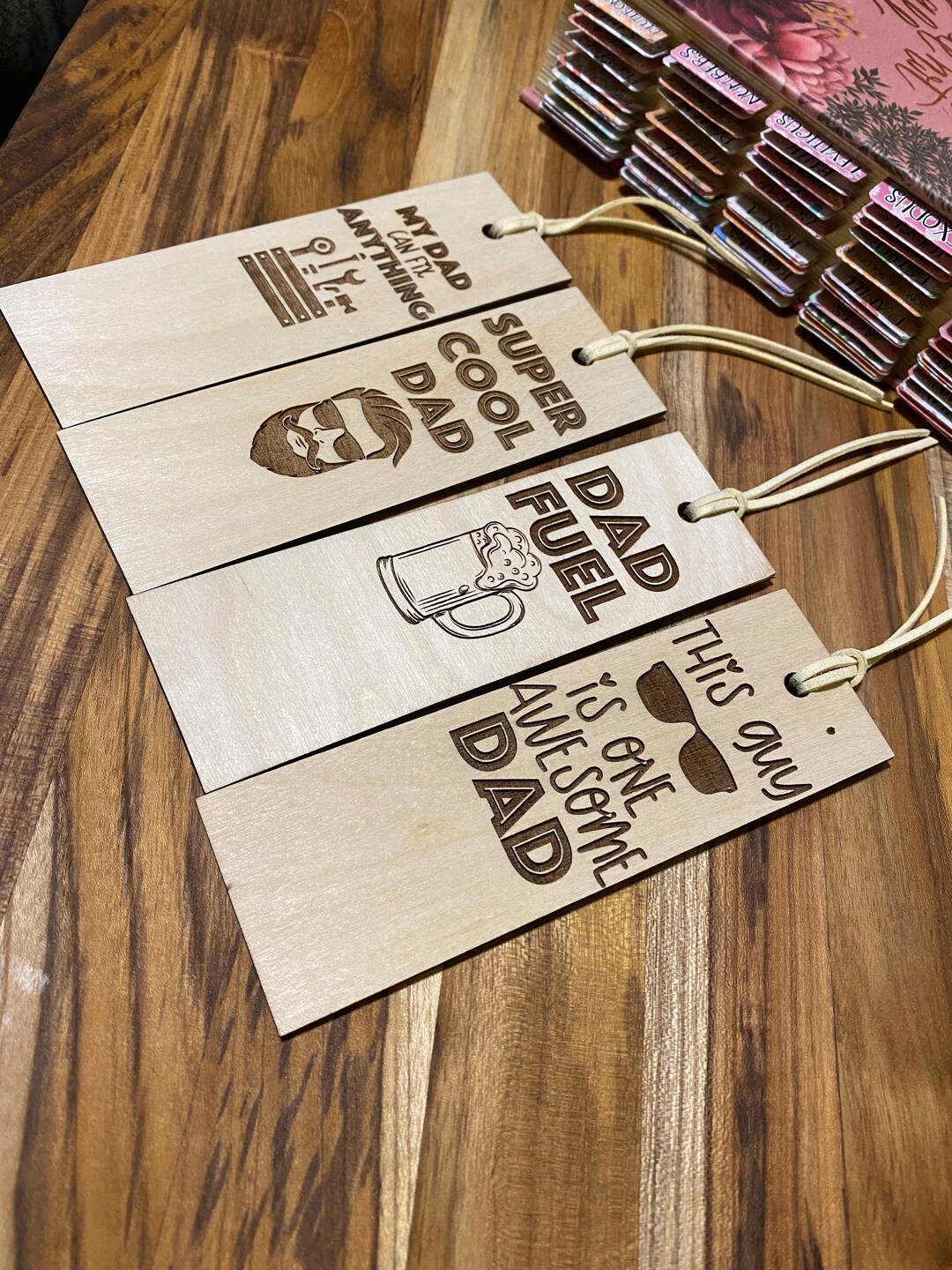 Fathers Day Gift, Fathers Day Bookmark, Bookmark, Personalized Bookmark ...