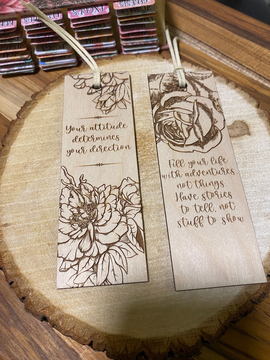 SVG SVG File Bookmark Svg Floral Bookmark Bookmark Custom | Etsy