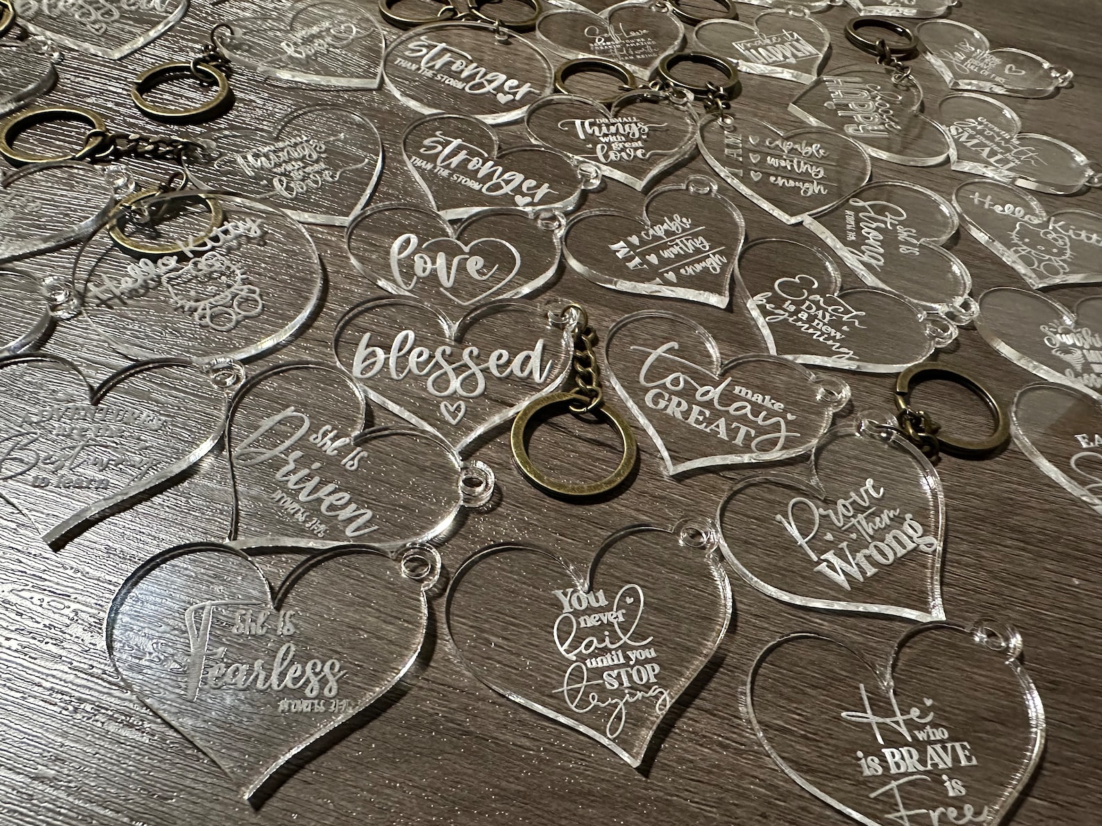 Keychain Quotes Encouragement Keychain Inspirational - Etsy