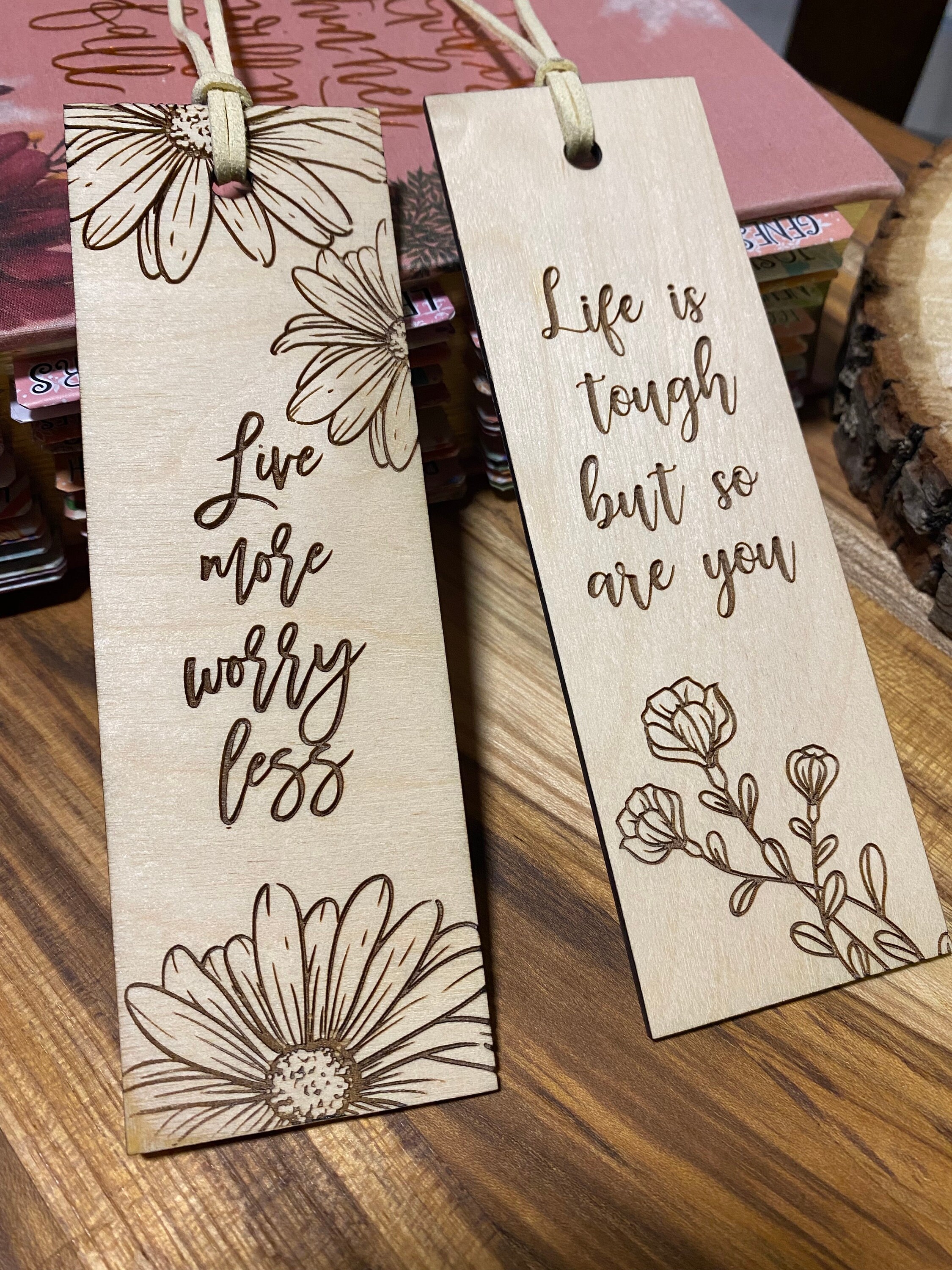 SVG SVG File Bookmark Svg Floral Bookmark Bookmark Custom - Etsy