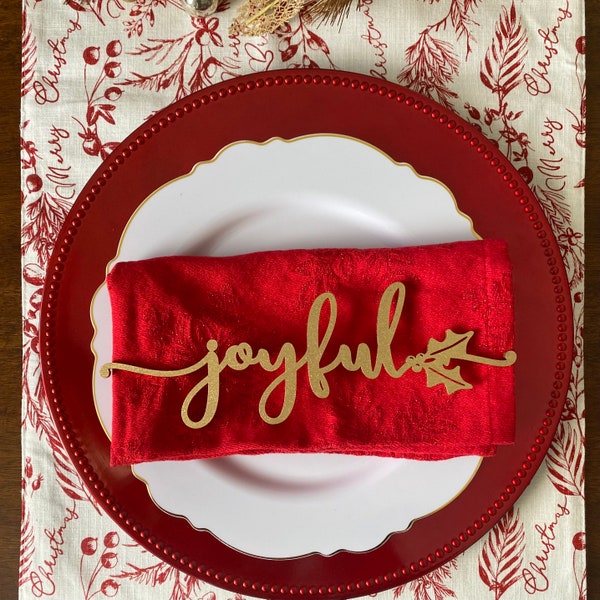 Christmas Place Settings - Etsy
