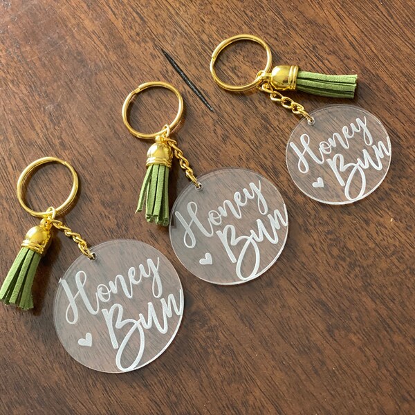 Quote Keychain - Etsy