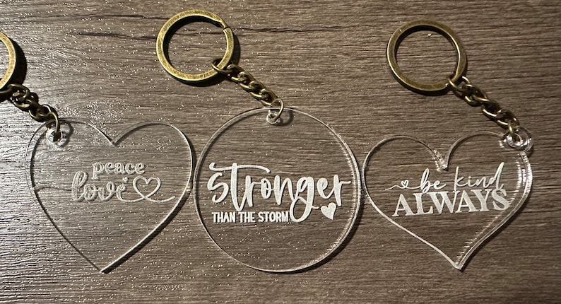 Keychain Quotes Encouragement Keychain Inspirational - Etsy